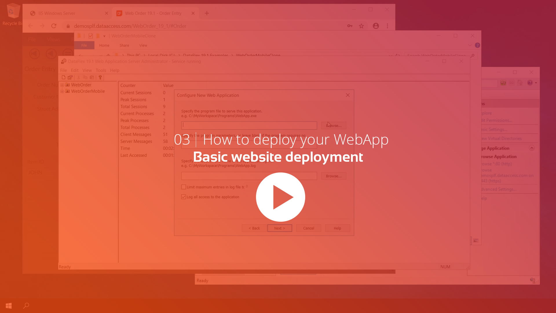 DFLC Lesson - Basic website deployment